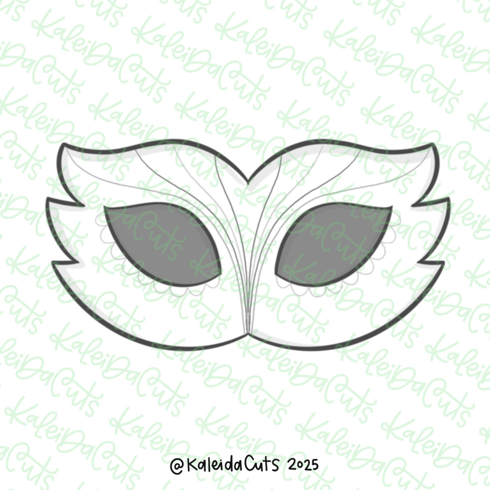 Mardi Gras Mask 2025 Cookie Cutter – KaleidaCuts