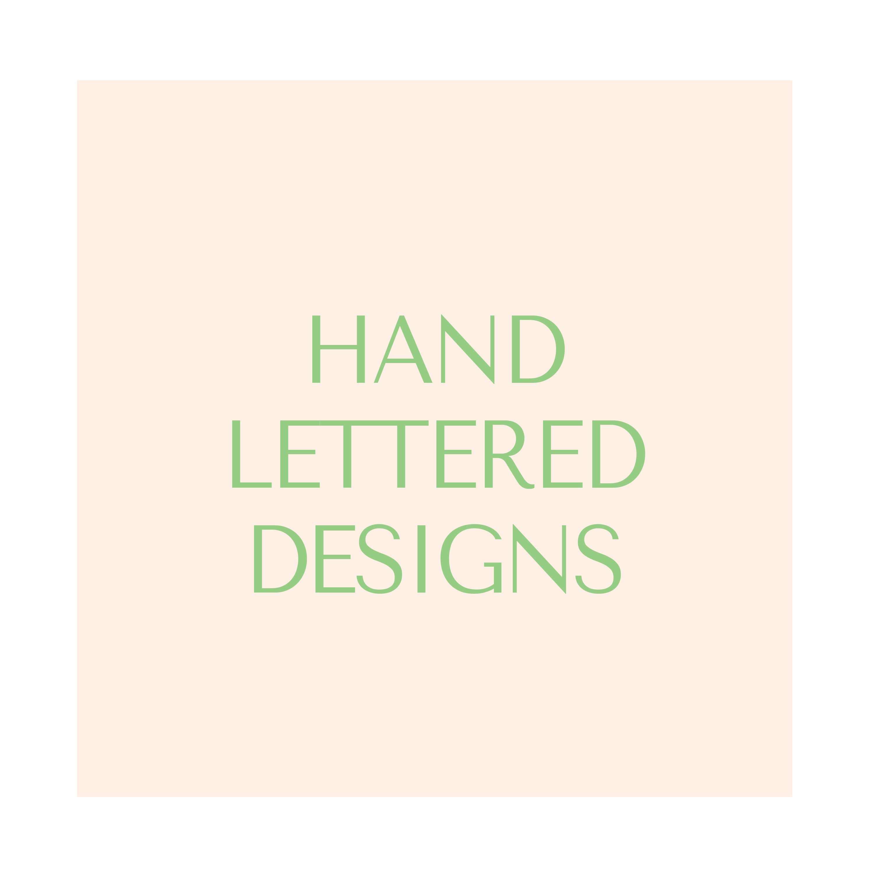 Hand Lettered Designs – KaleidaCuts
