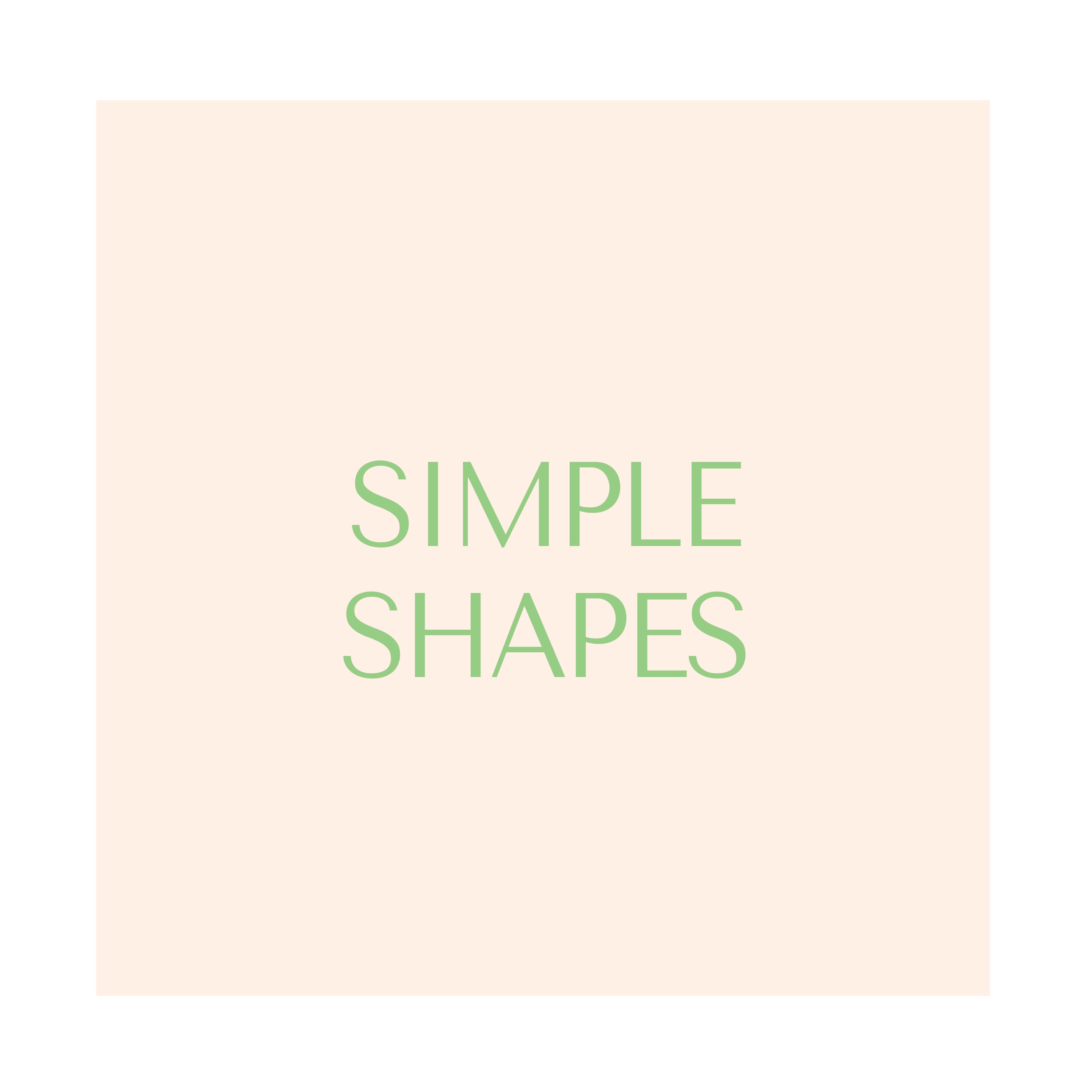 Simple Shapes – KaleidaCuts