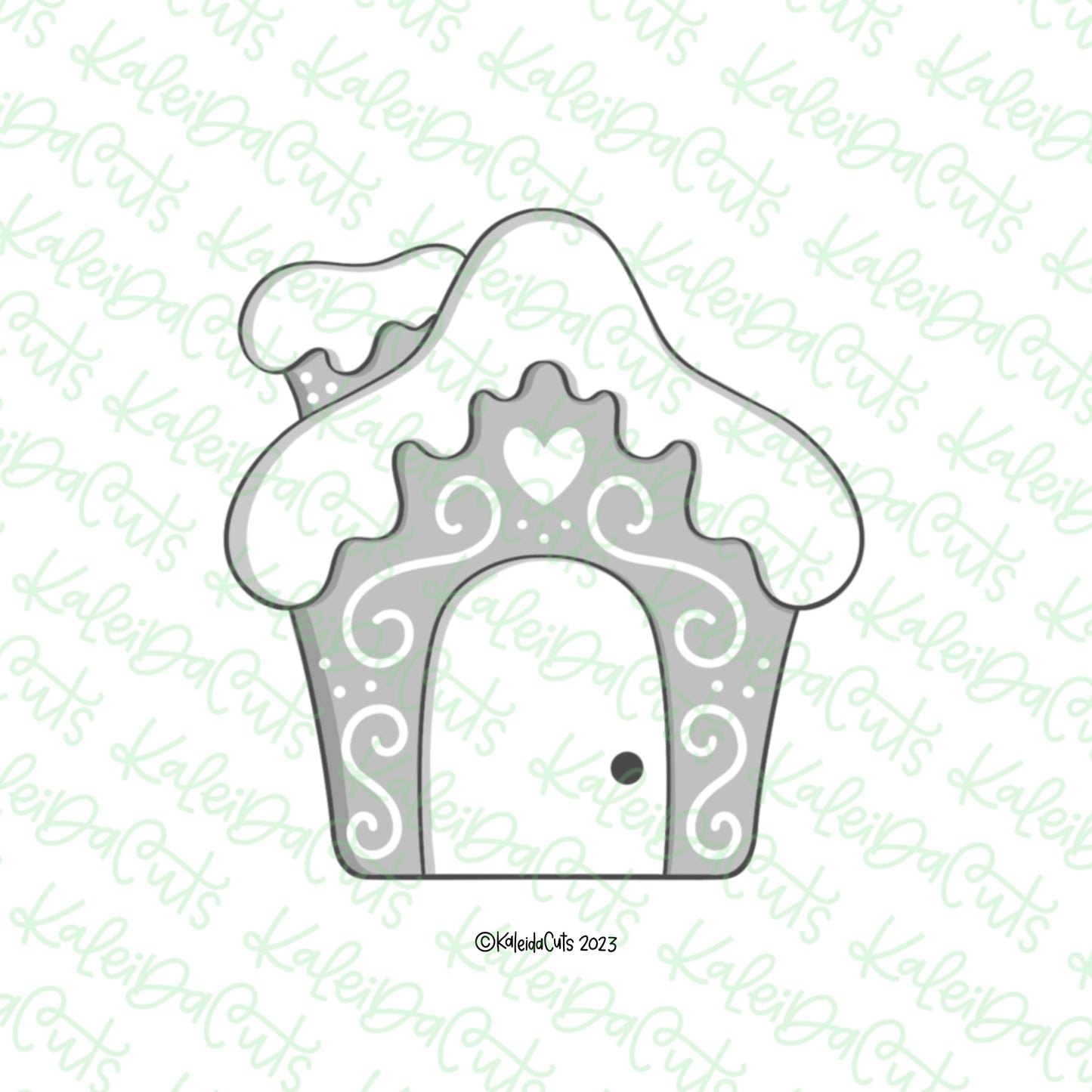 Gingy Village House Cookie Cutter – KaleidaCuts
