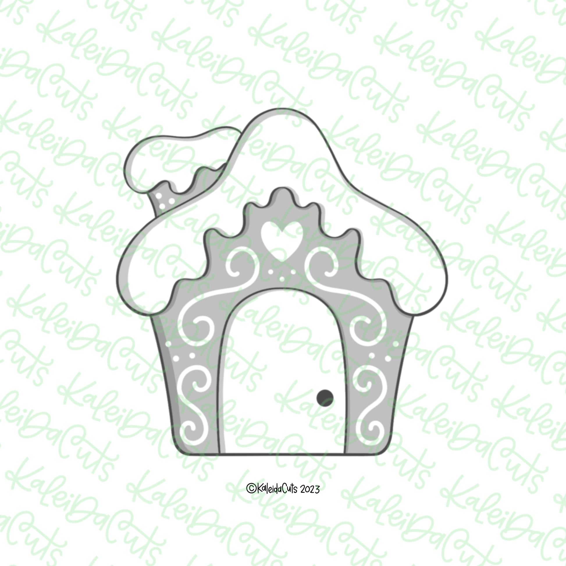 Gingy Village House Cookie Cutter – KaleidaCuts