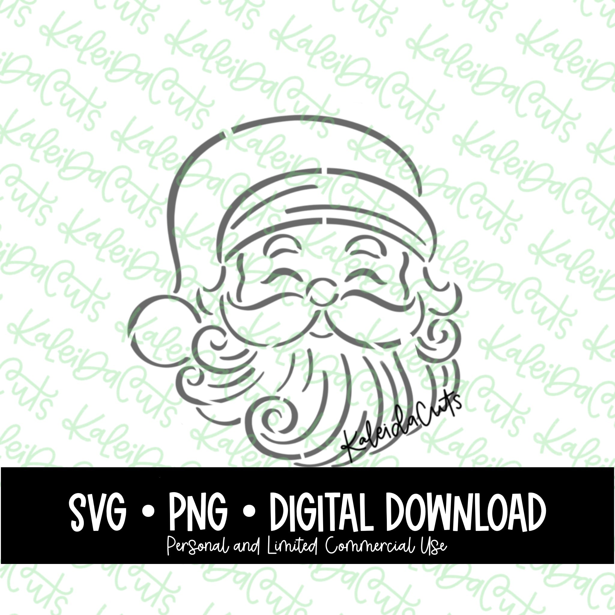 PYO Vintage Santa Digital Download – KaleidaCuts