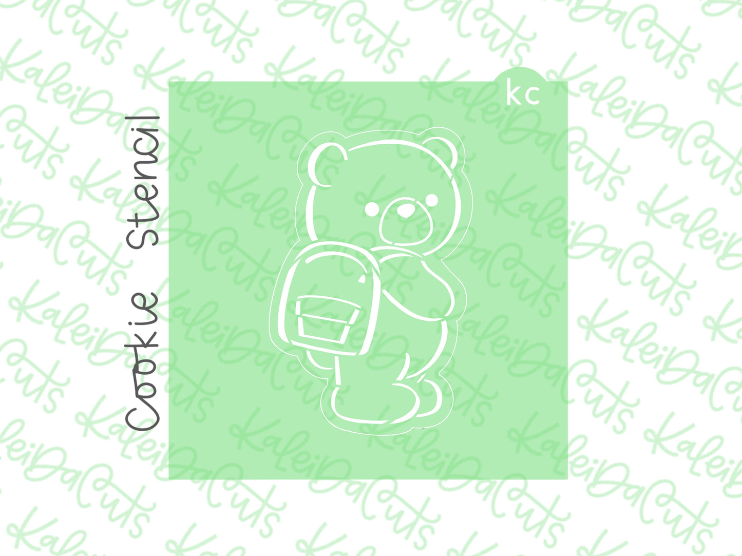 PYO Bear Student Stencil – KaleidaCuts