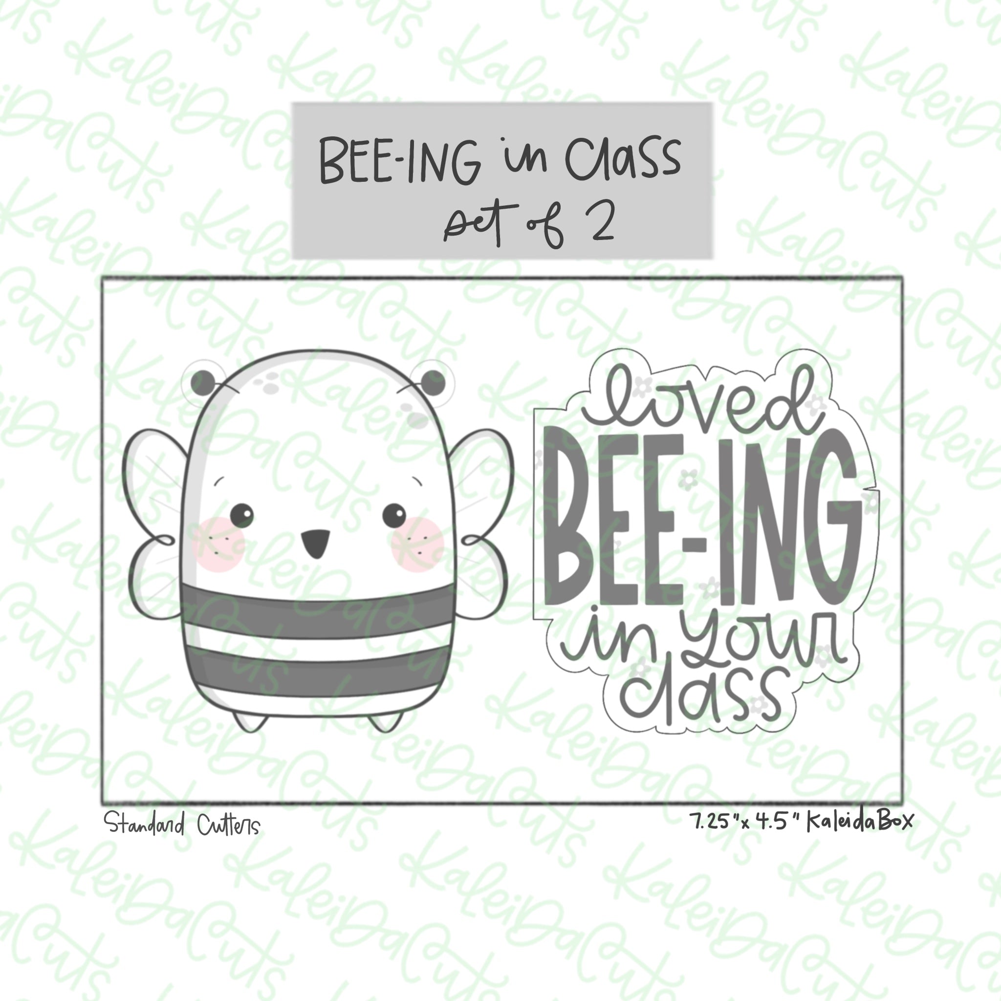 BEEing in Class Cookie Cutter Set of 2 – KaleidaCuts