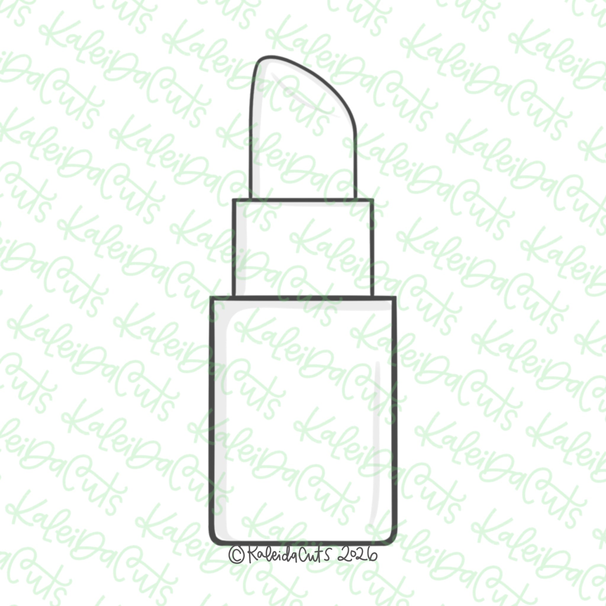 Lipstick Tube Cookie Cutter – KaleidaCuts