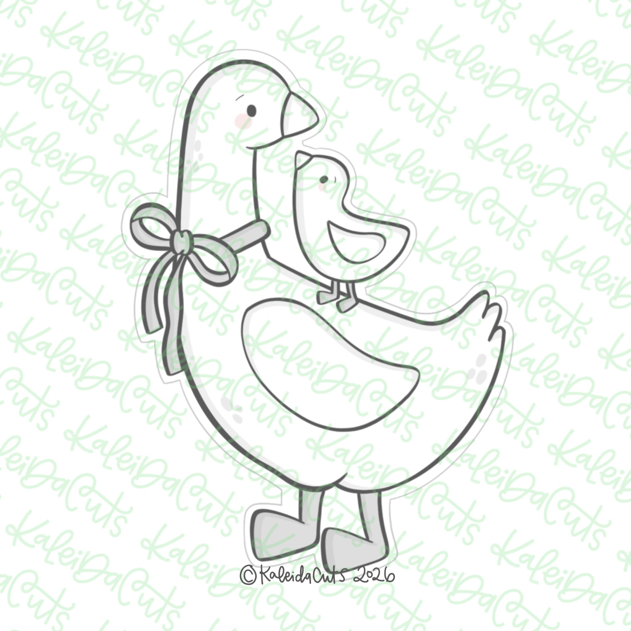Spring Mother Goose Cookie Cutter – KaleidaCuts