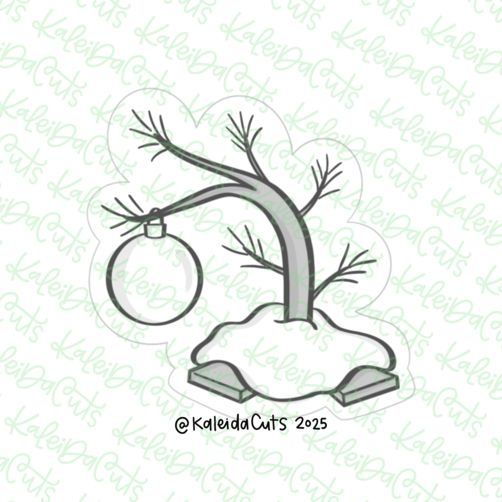 Peanut Christmas Tree Cookie Cutter – KaleidaCuts