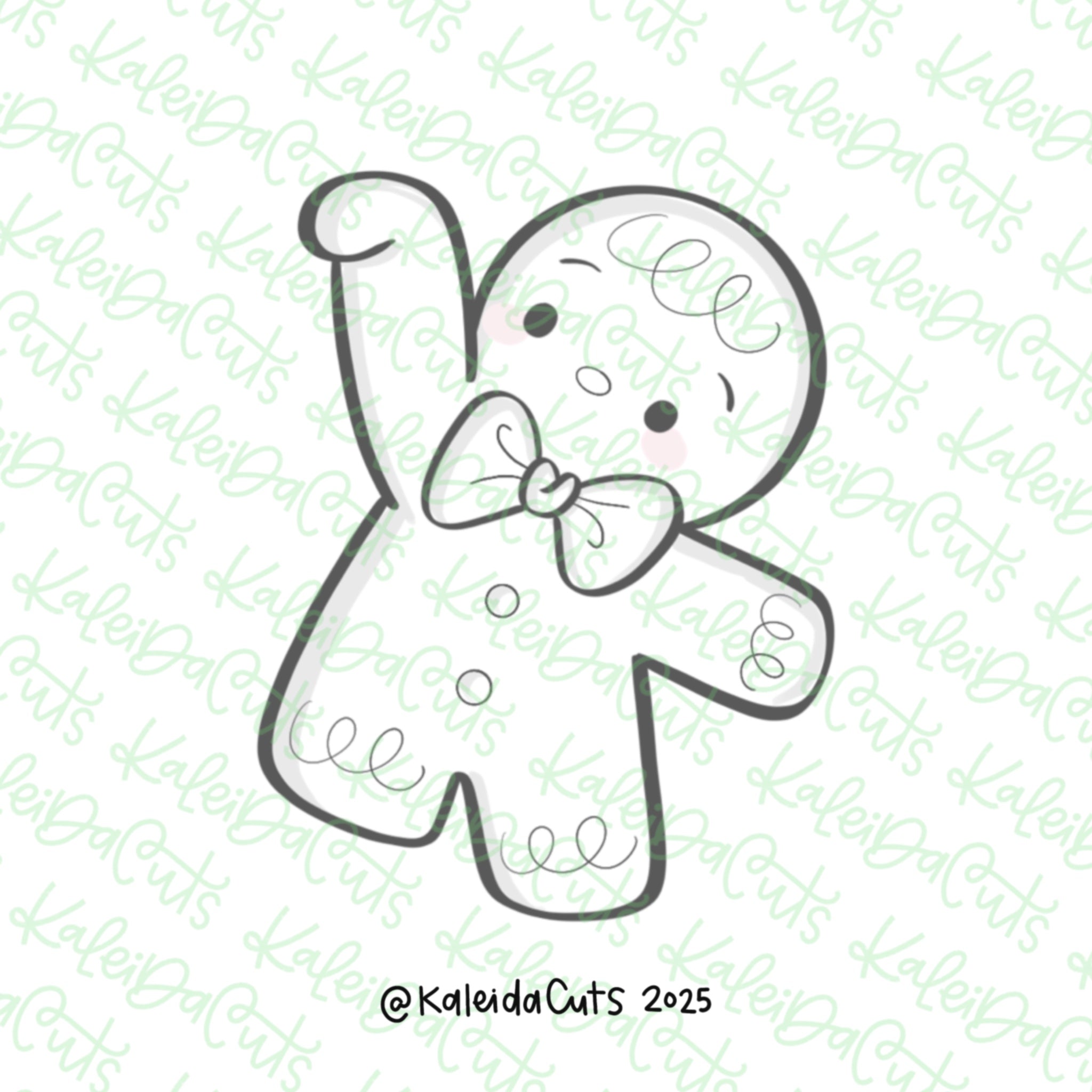 CM Hanging Gingy Cookie Cutter – KaleidaCuts