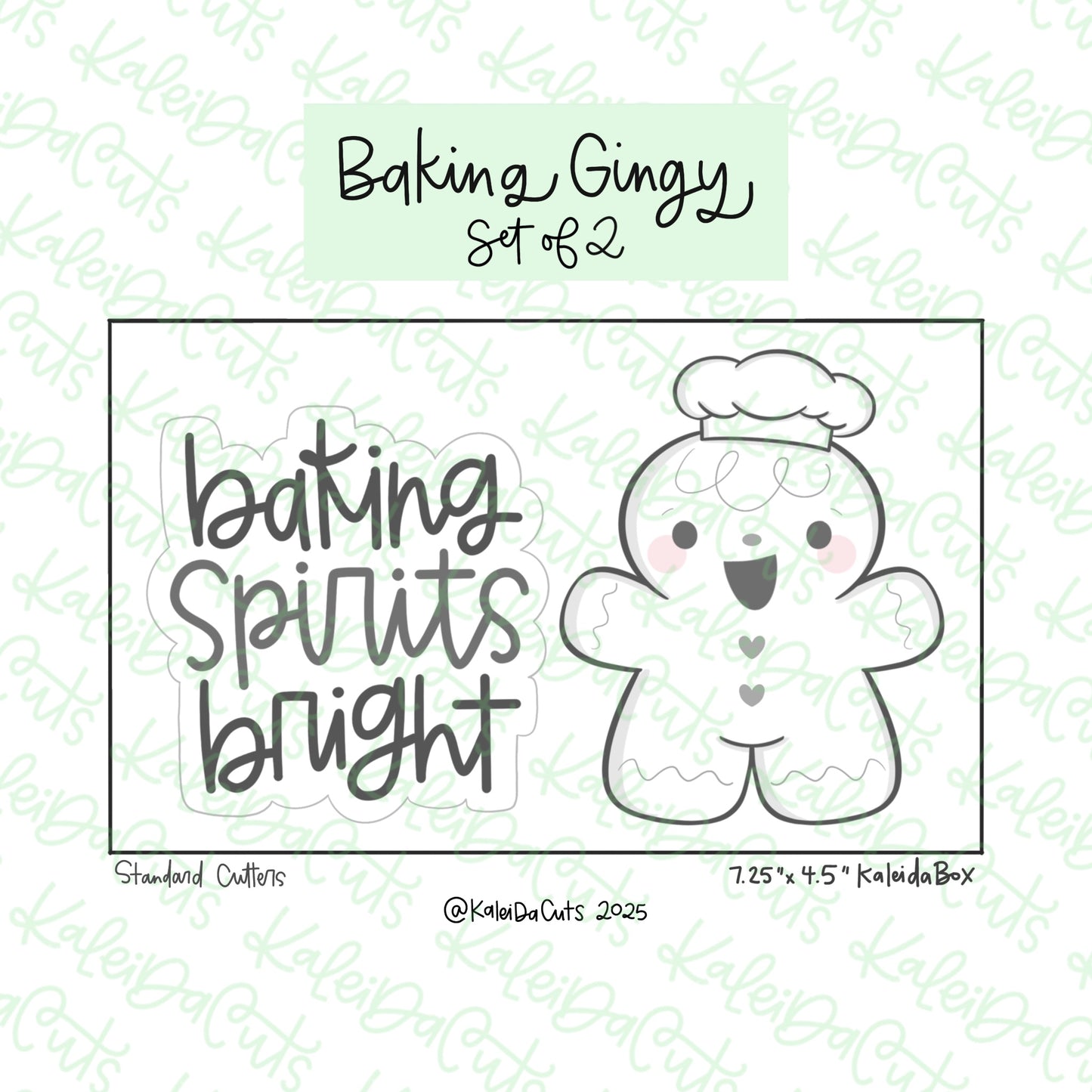 Baking Gingy Cookie Cutters Set of 2 – KaleidaCuts