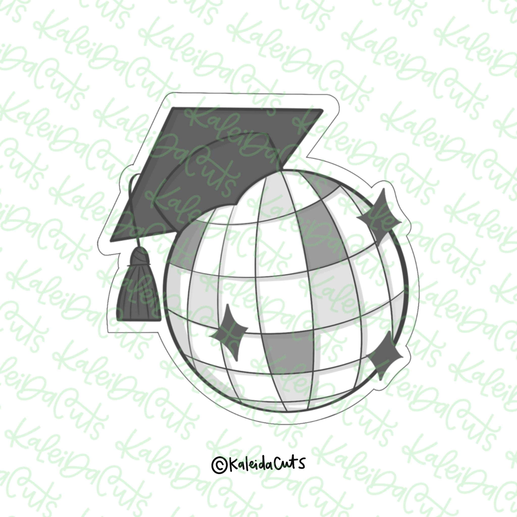 Grad Disco Ball Cookie Cutter – KaleidaCuts