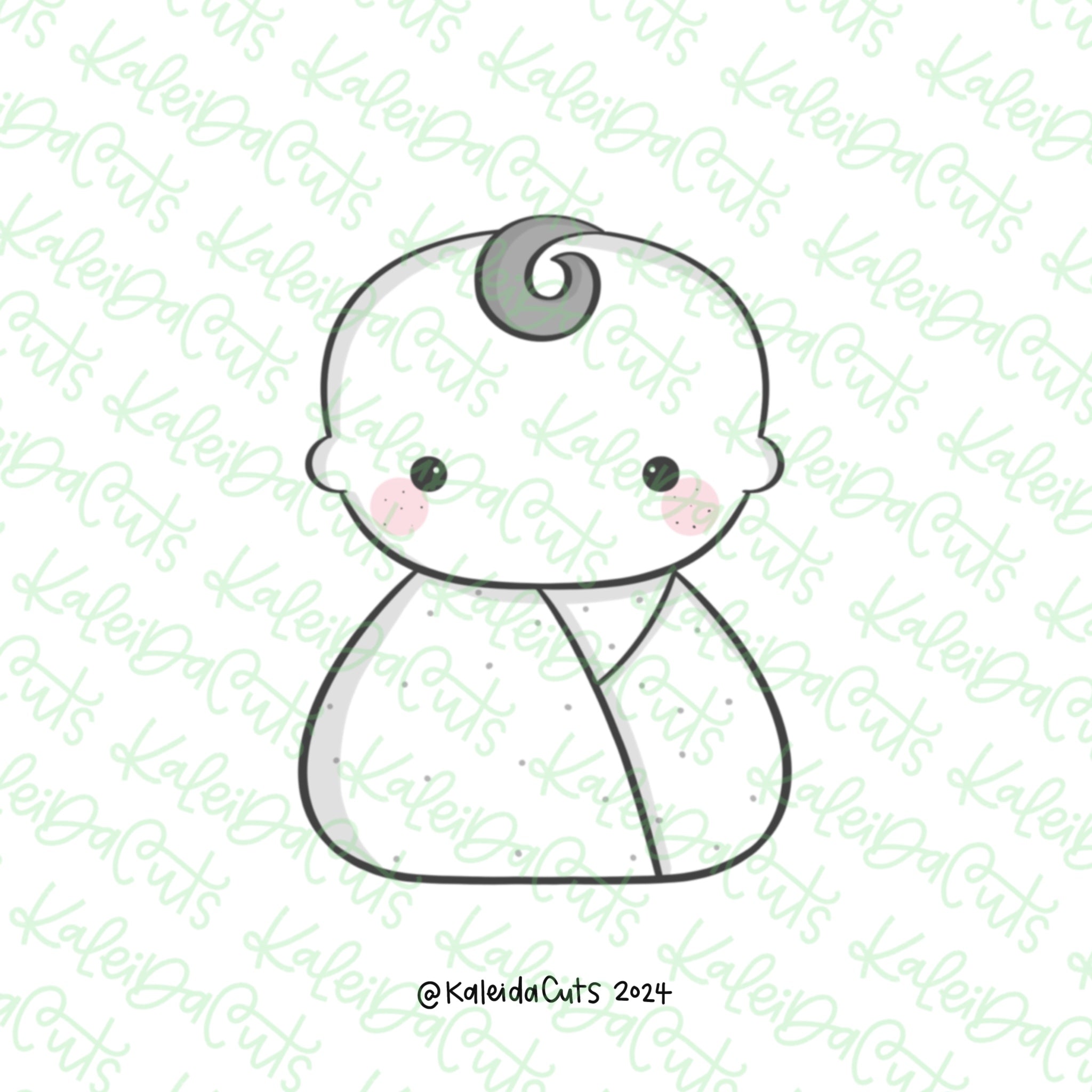Bundled Baby Cookie Cutter – KaleidaCuts