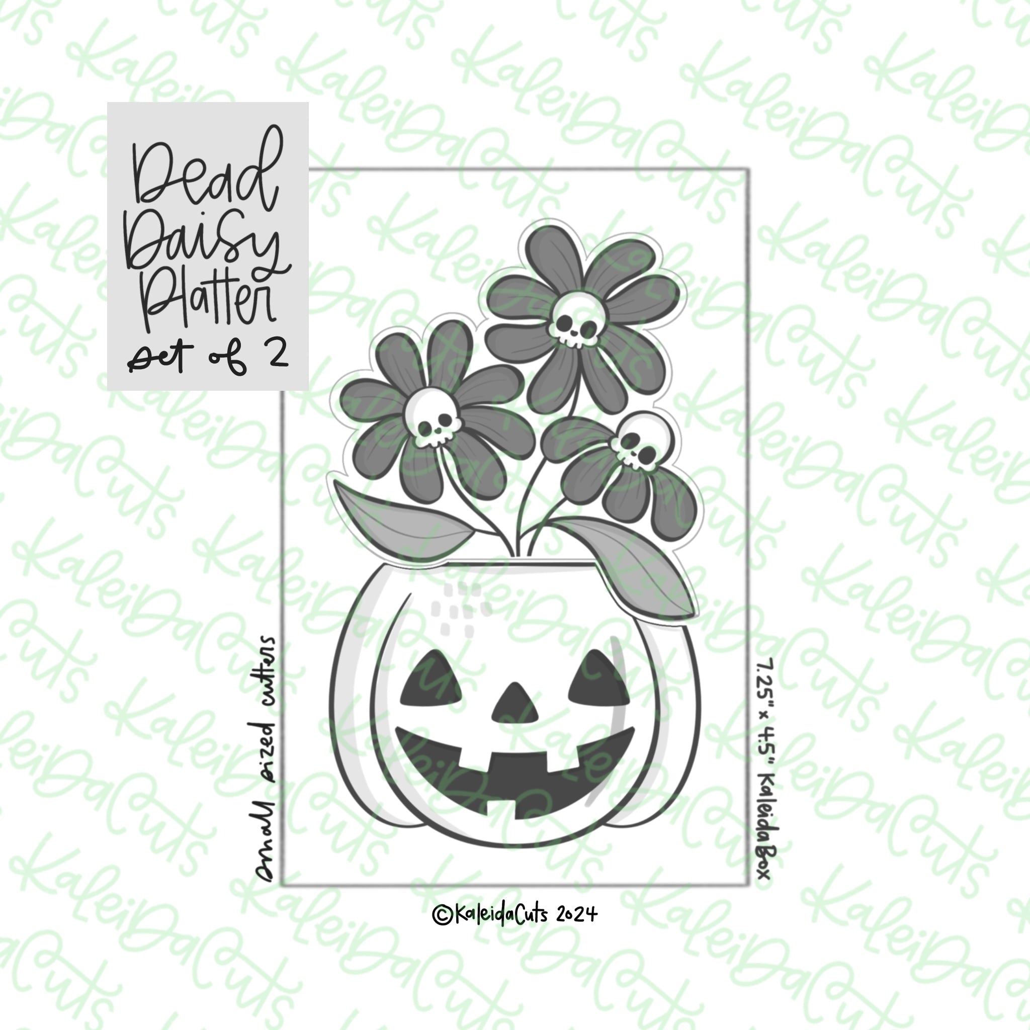 Deadly Daisy Platter Cookie Cutter Set of 2 – KaleidaCuts
