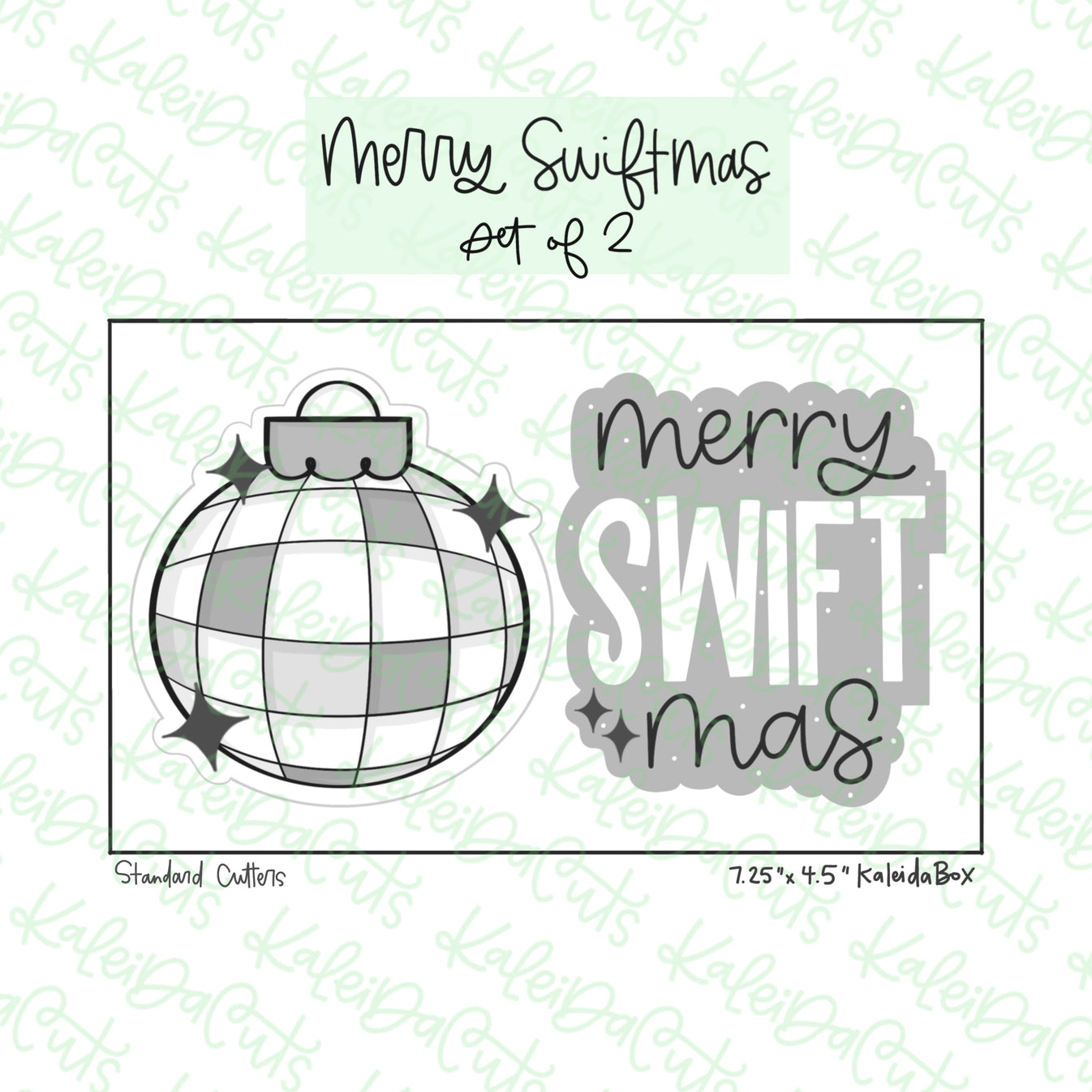 Merry Swiftmas Cookie Cutter Set of 2 – KaleidaCuts