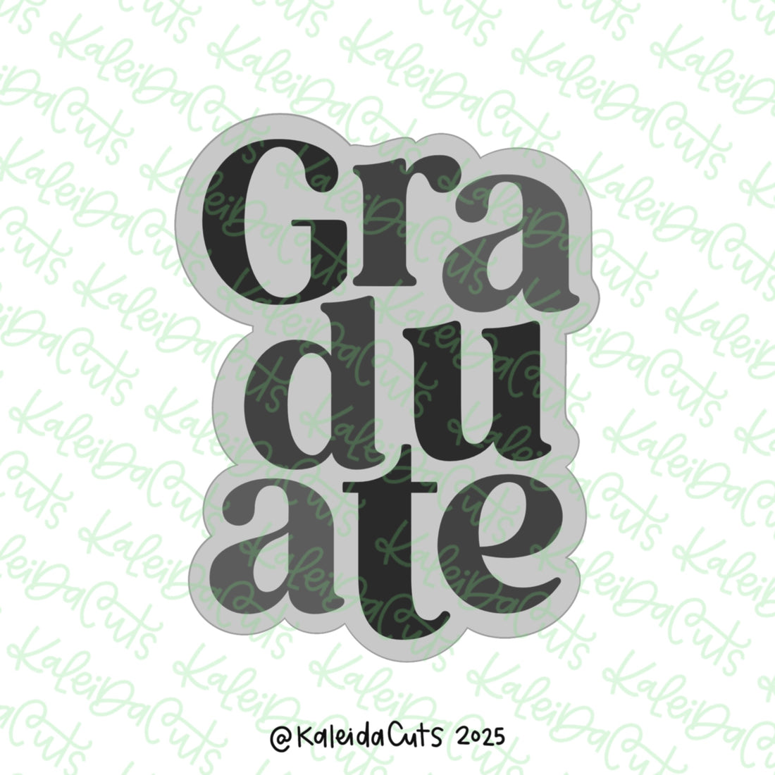 Graduate Plaque Cookie Cutter – KaleidaCuts