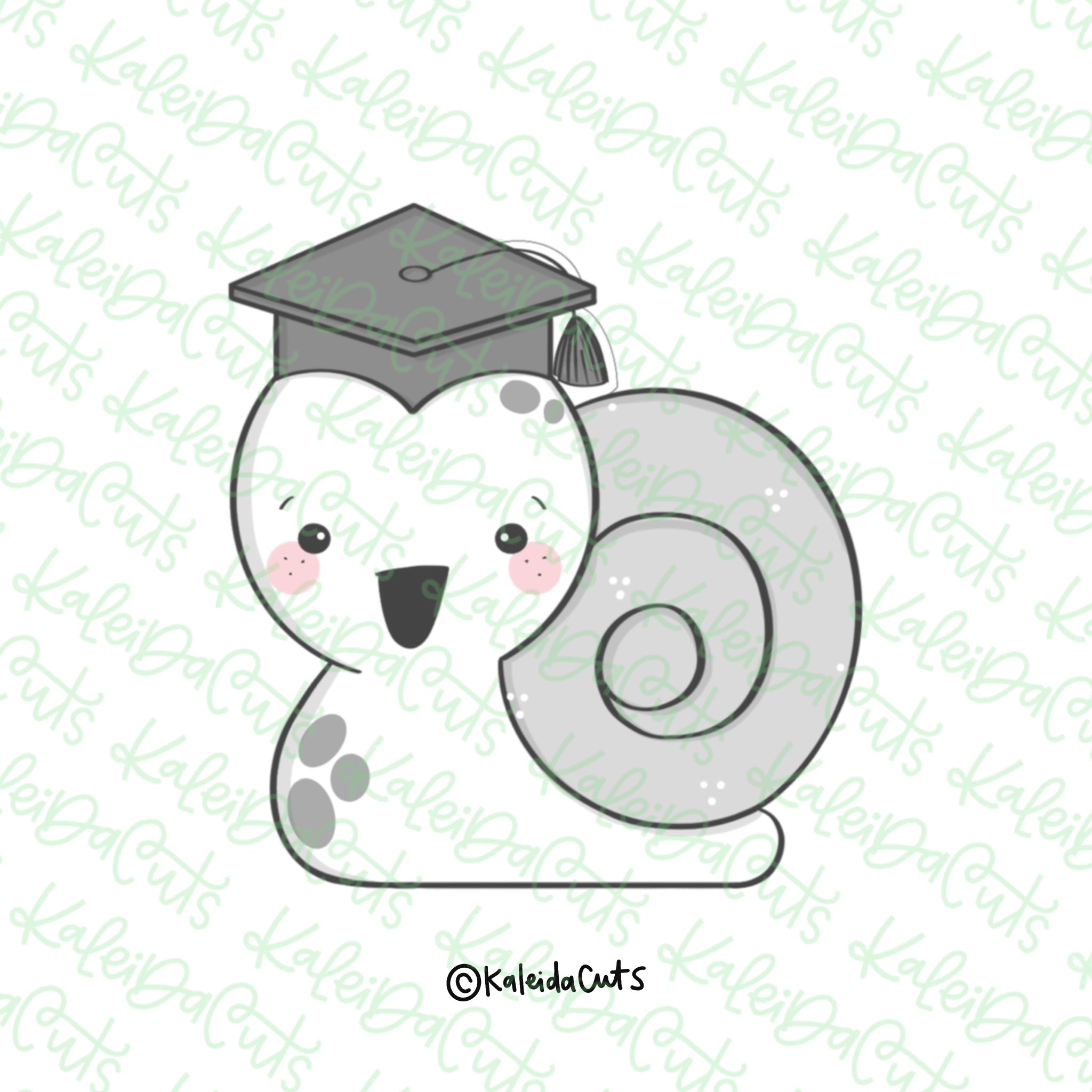 Grad Snail Cookie Cutter – KaleidaCuts