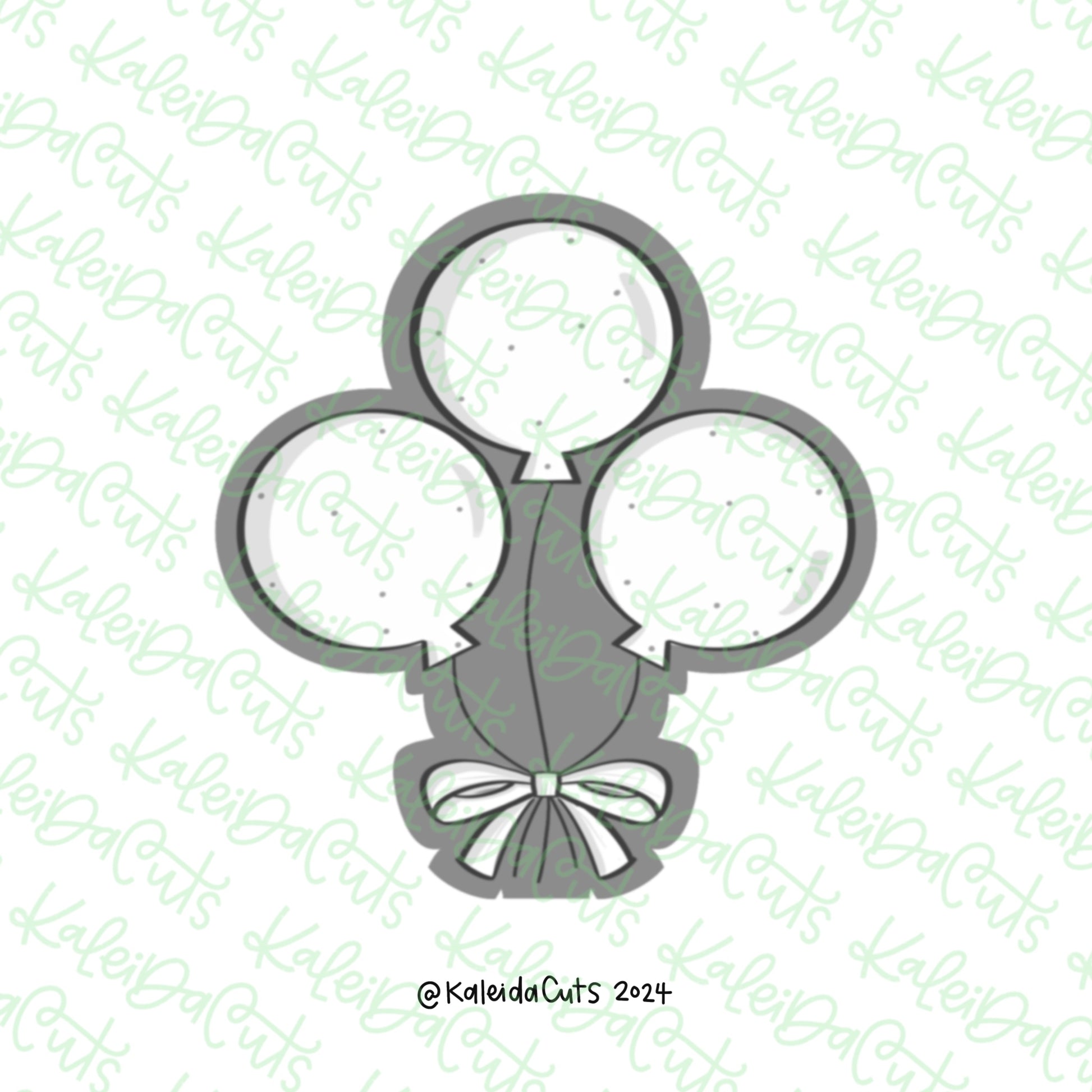 Bundle of Balloons Cookie Cutter – KaleidaCuts