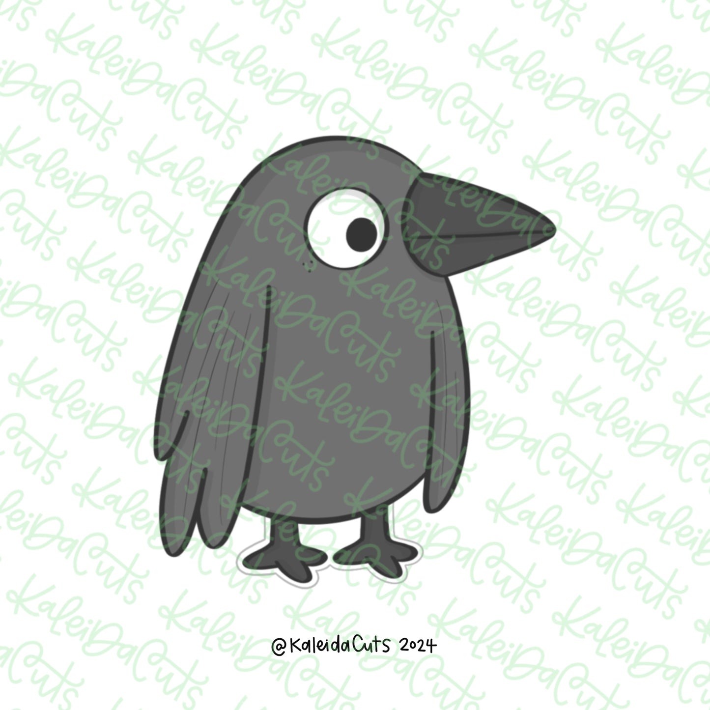 Crow Cookie Cutter – KaleidaCuts