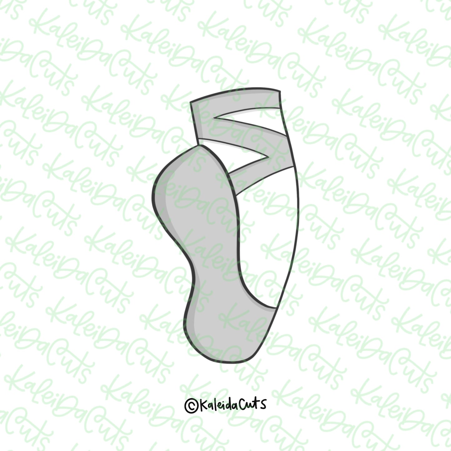 Ballet Pointe Shoe Cookie Cutter – KaleidaCuts