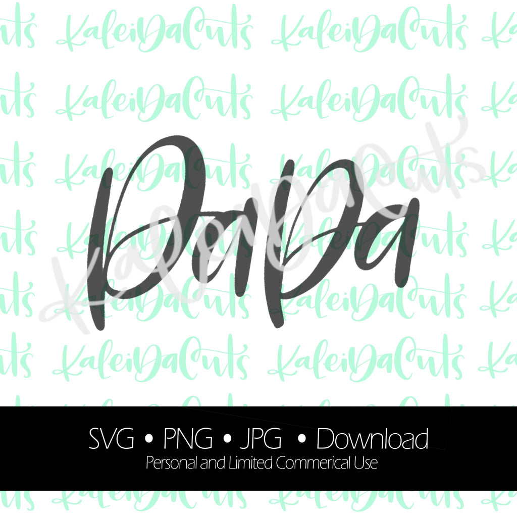 Papa Lettering - Digital Download. - KaleidaCuts