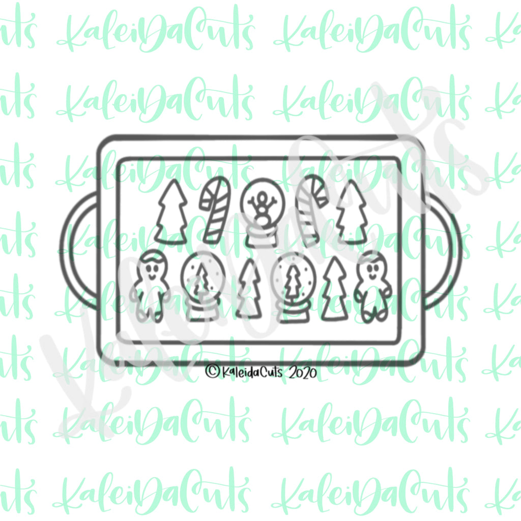 Serving Tray Cookie Cutter - KaleidaCuts