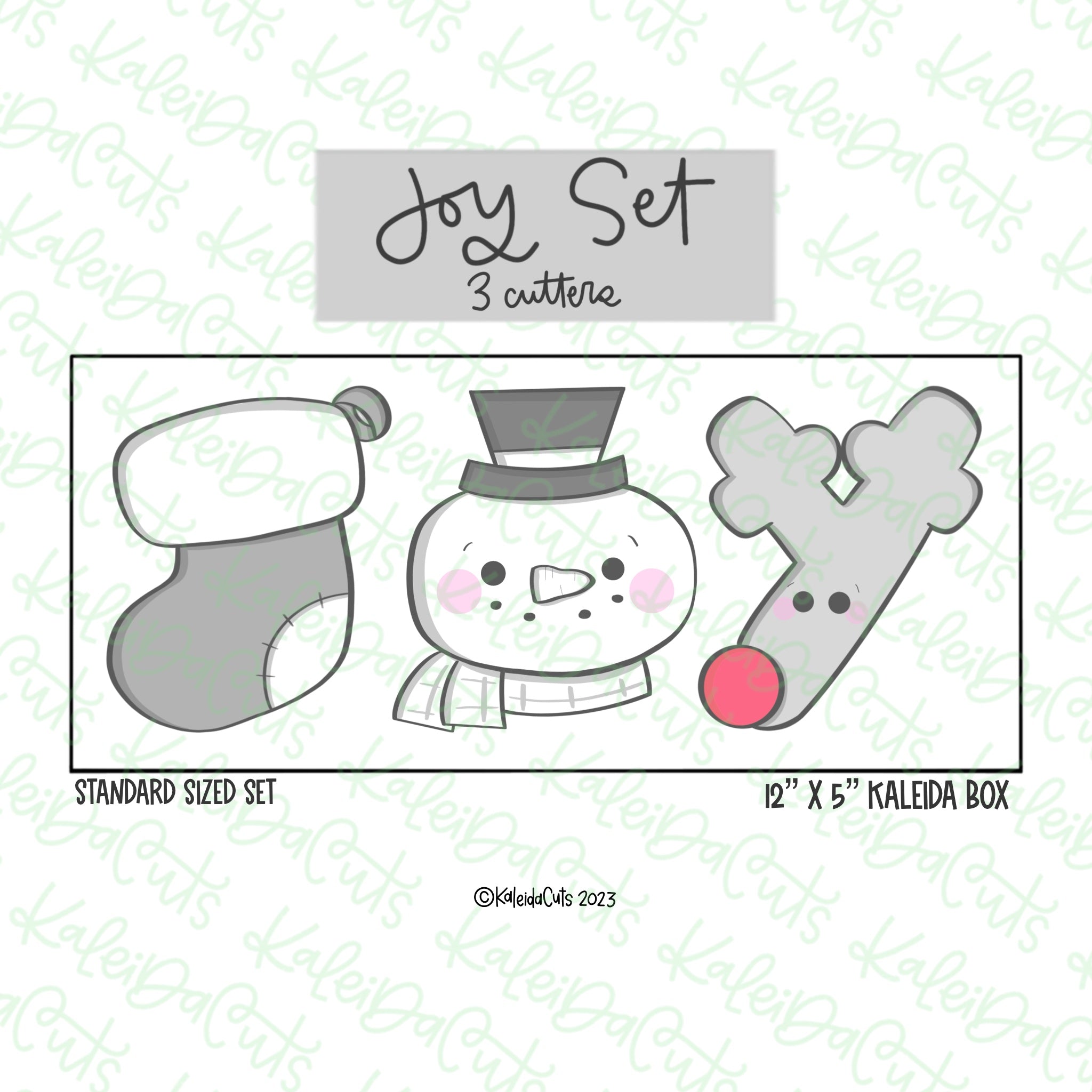 Joy Cookie Cutter Set of 3 – KaleidaCuts