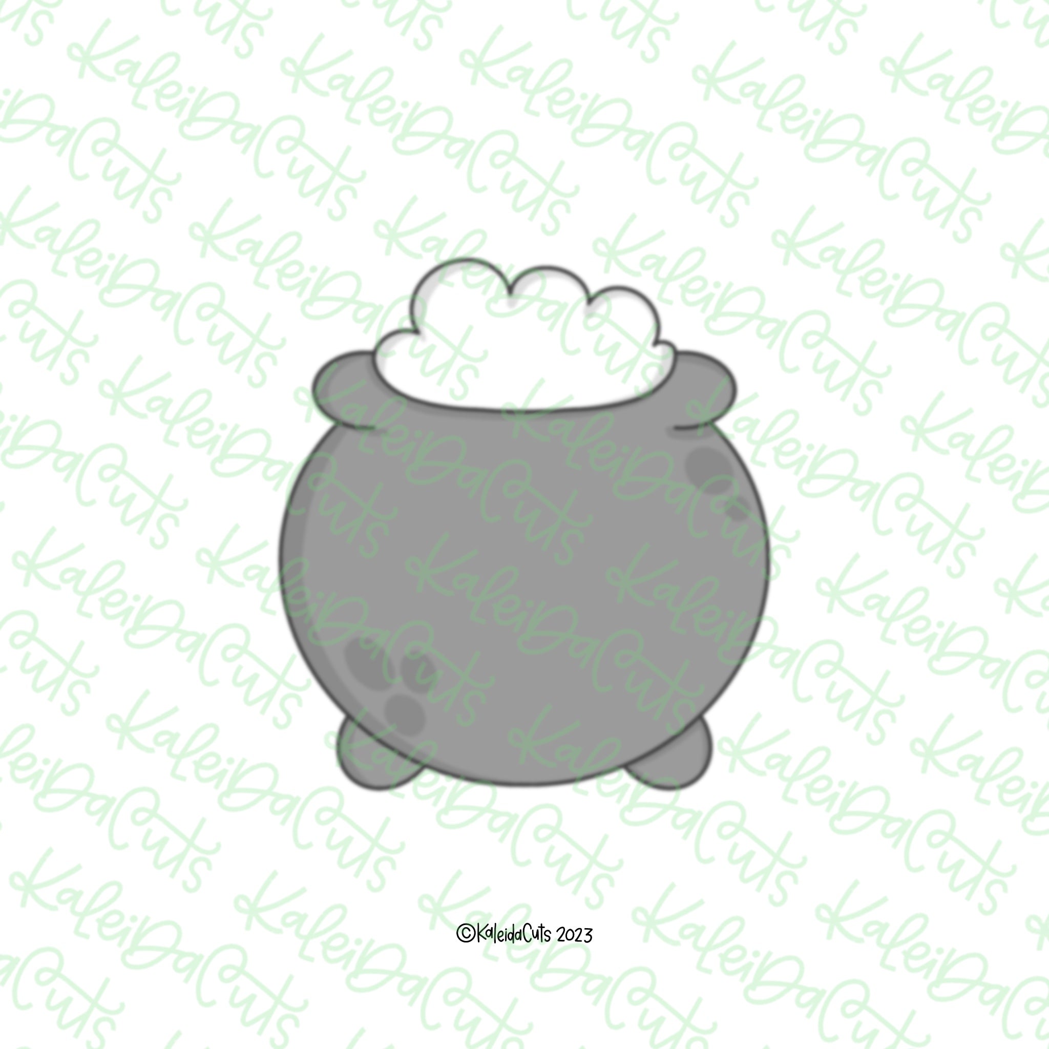 Halloween Cauldron Cookie Cutter – KaleidaCuts
