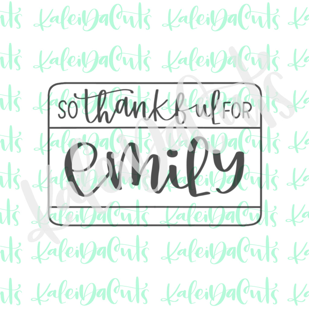 Rounded Rectangle Cookie Cutter - KaleidaCuts