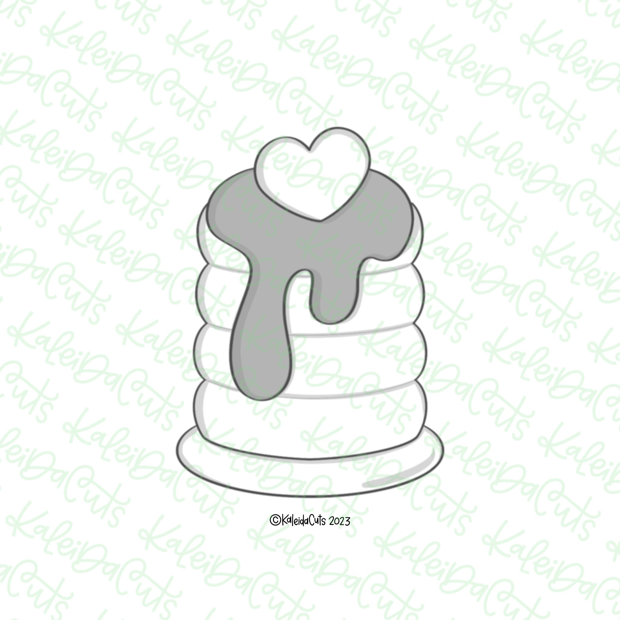 Tall Pancake Stack Cookie Cutter – KaleidaCuts