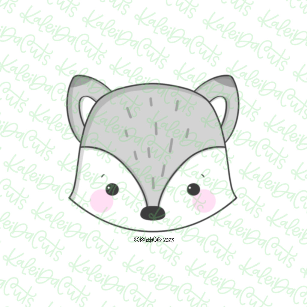 Baby Fox Face Cookie Cutter - KaleidaCuts