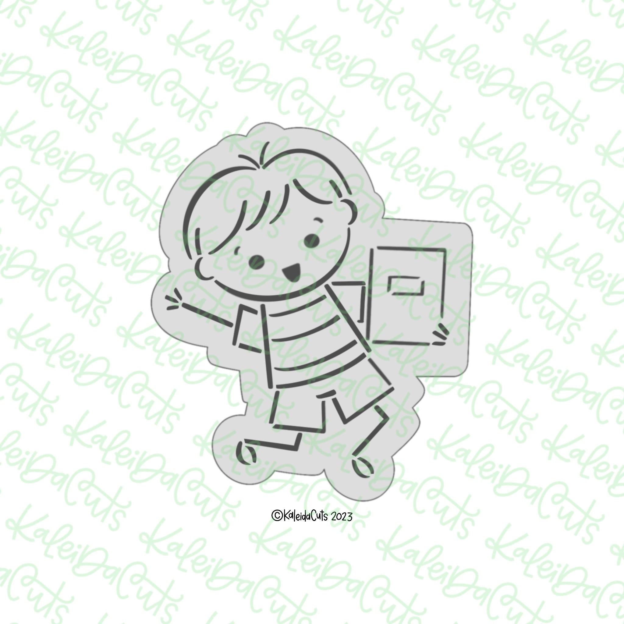 School Boy PYO Cookie Cutter – KaleidaCuts