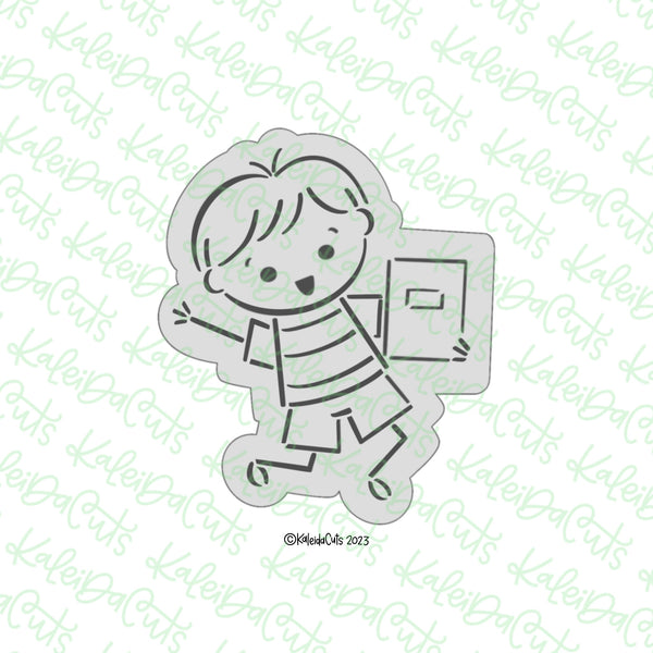 School Boy PYO Cookie Cutter - KaleidaCuts
