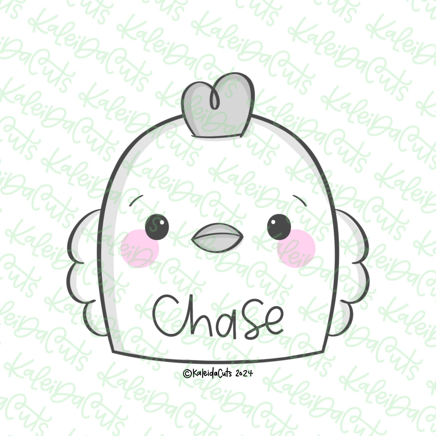 Rooster Plaque Cookie Cutter – KaleidaCuts