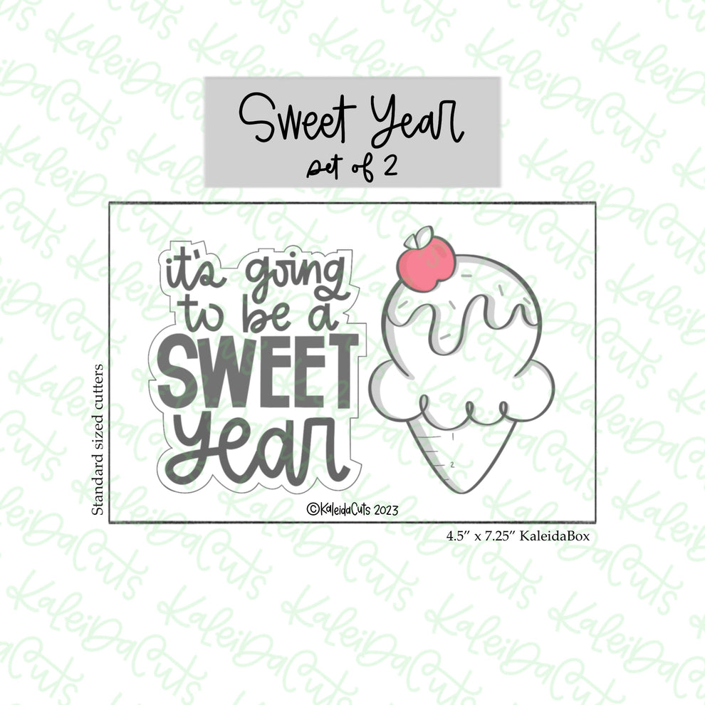 Sweet Year Cookie Cutter Set of 2 – KaleidaCuts