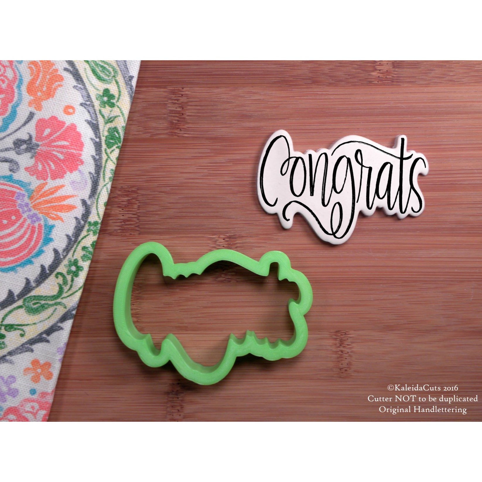 Congrats Cookie Cutter – KaleidaCuts