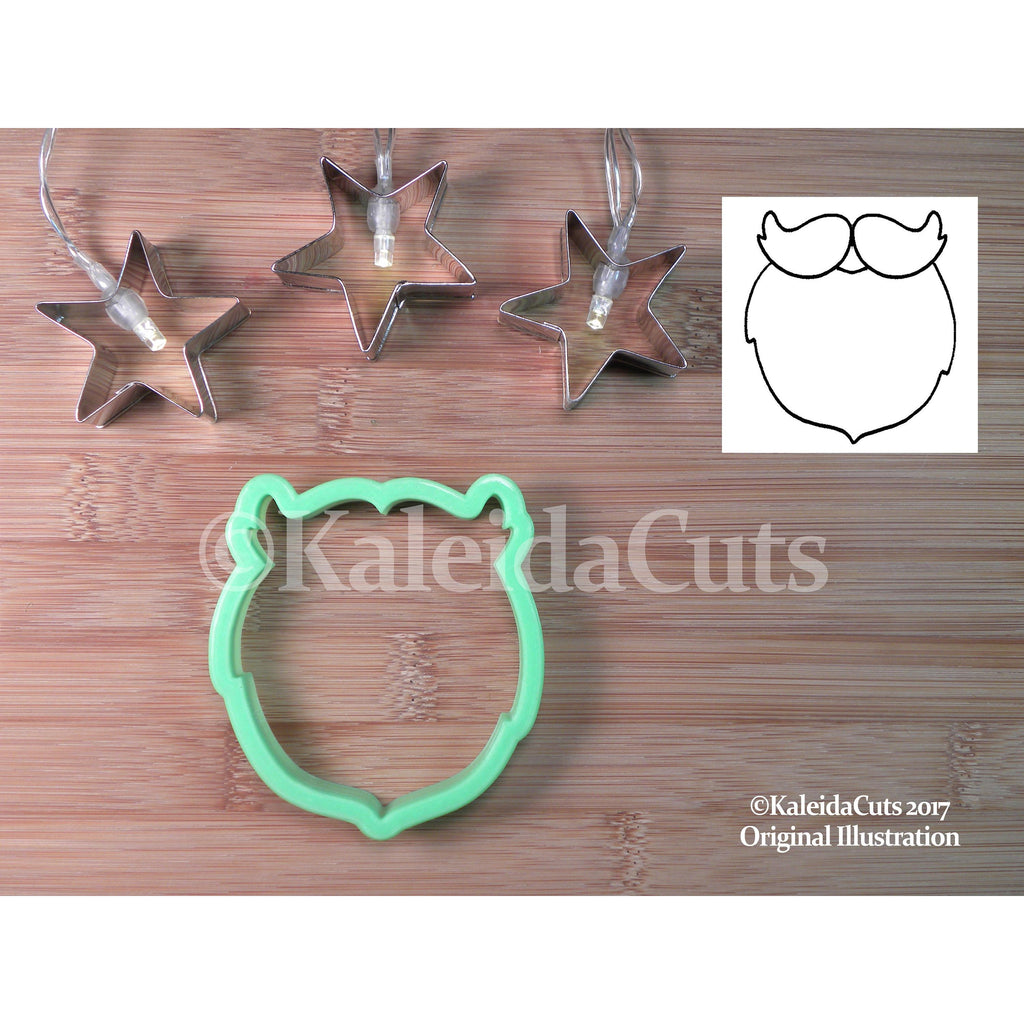 Santas Beard Cookie Cutter - KaleidaCuts