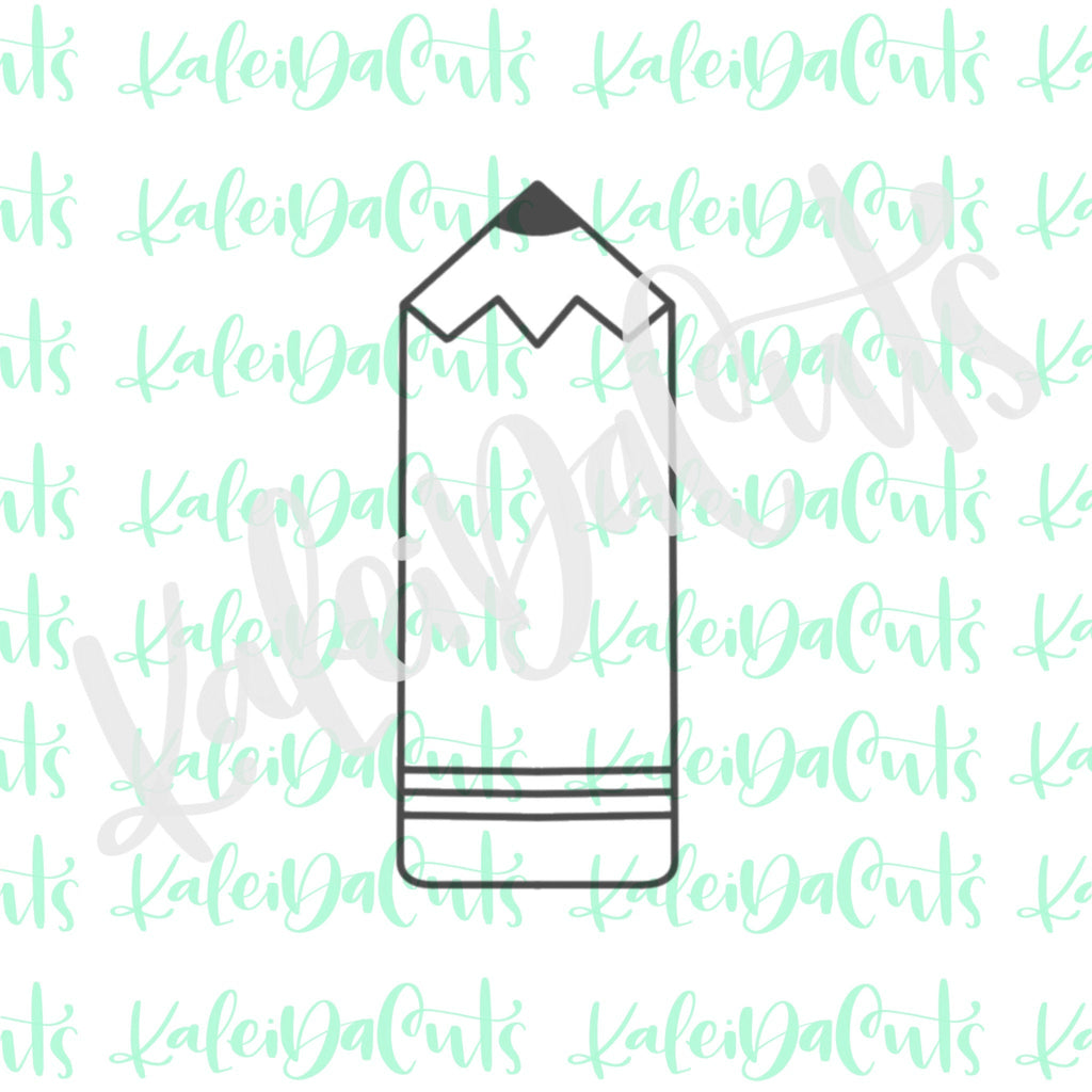 Pencil Cookie Cutter - KaleidaCuts