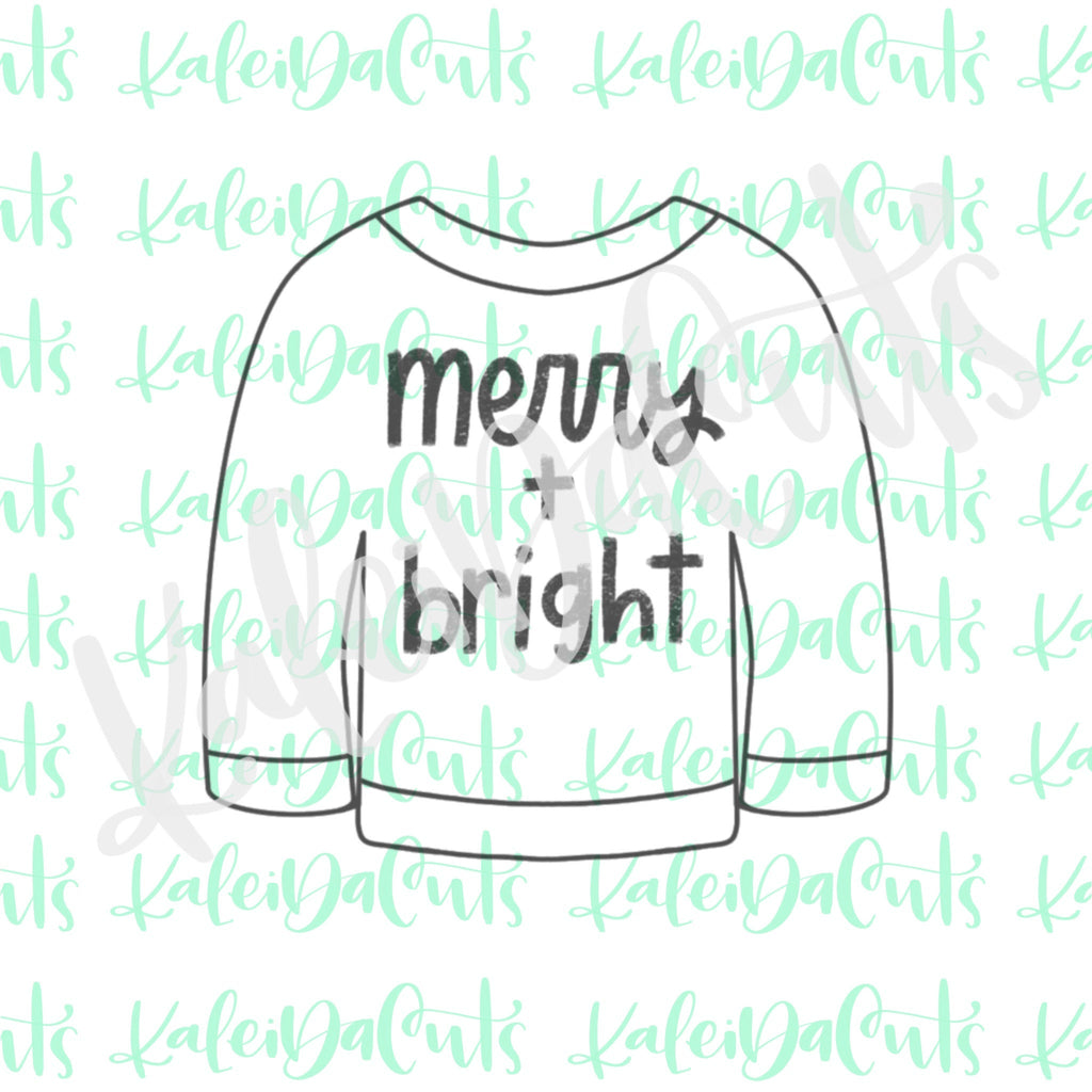 Sweater 3 Cookie Cutter - KaleidaCuts