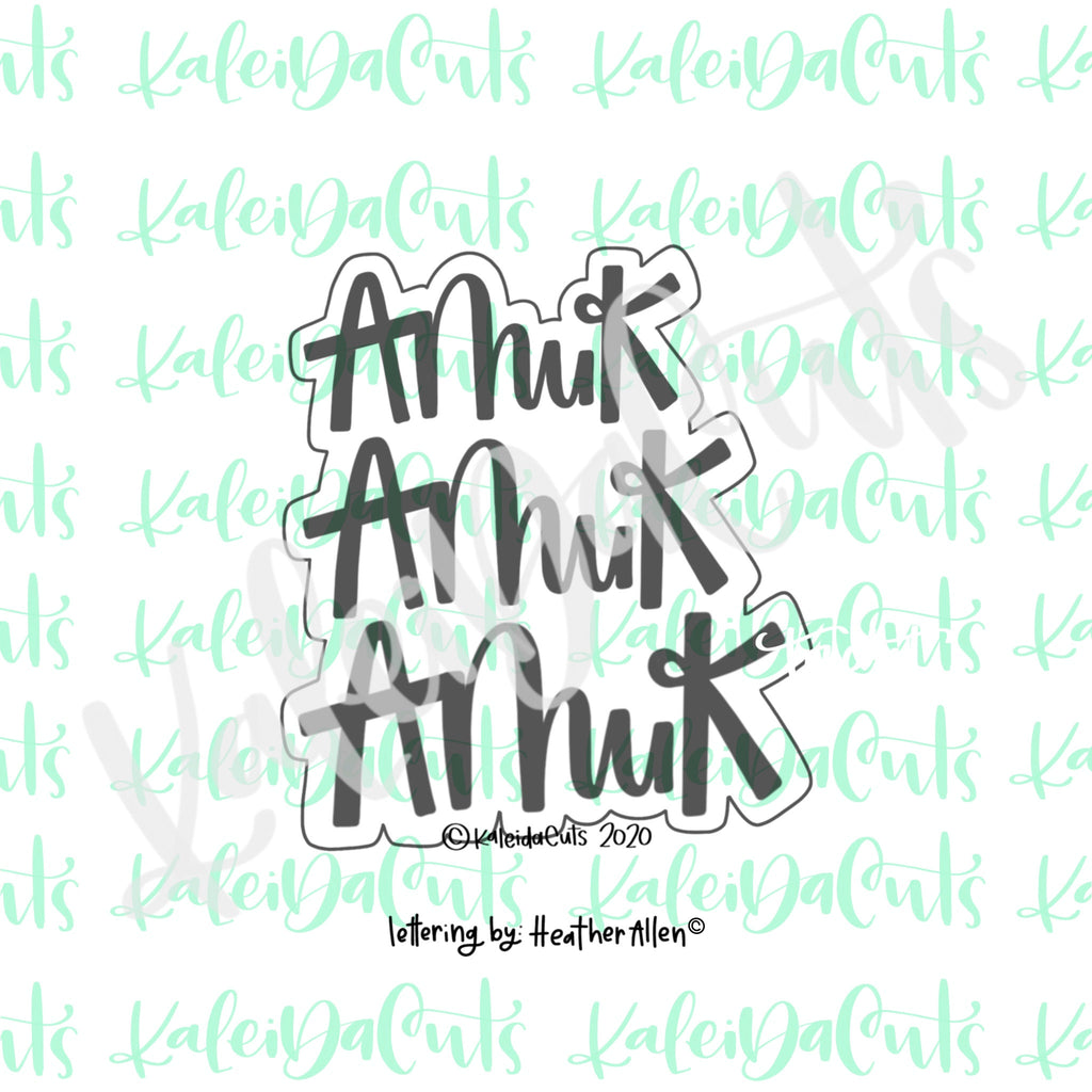 Amuk Amuk Amuk Cookie Cutter. - KaleidaCuts