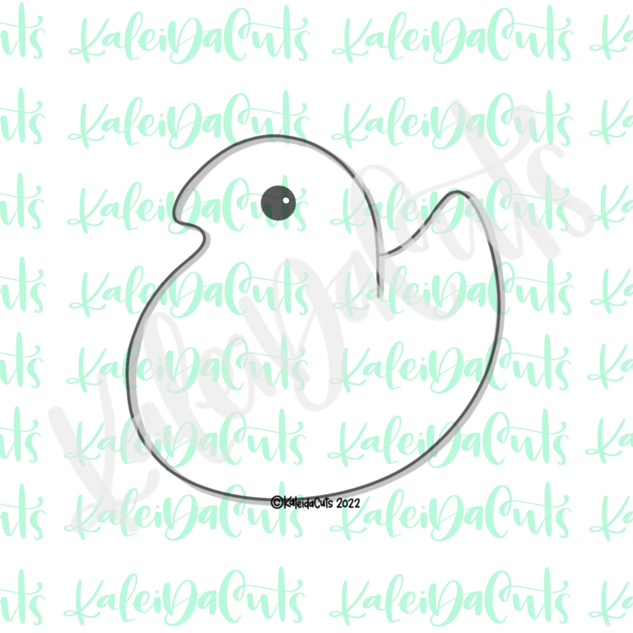 Marshmallow Chick Cookie Cutter – KaleidaCuts