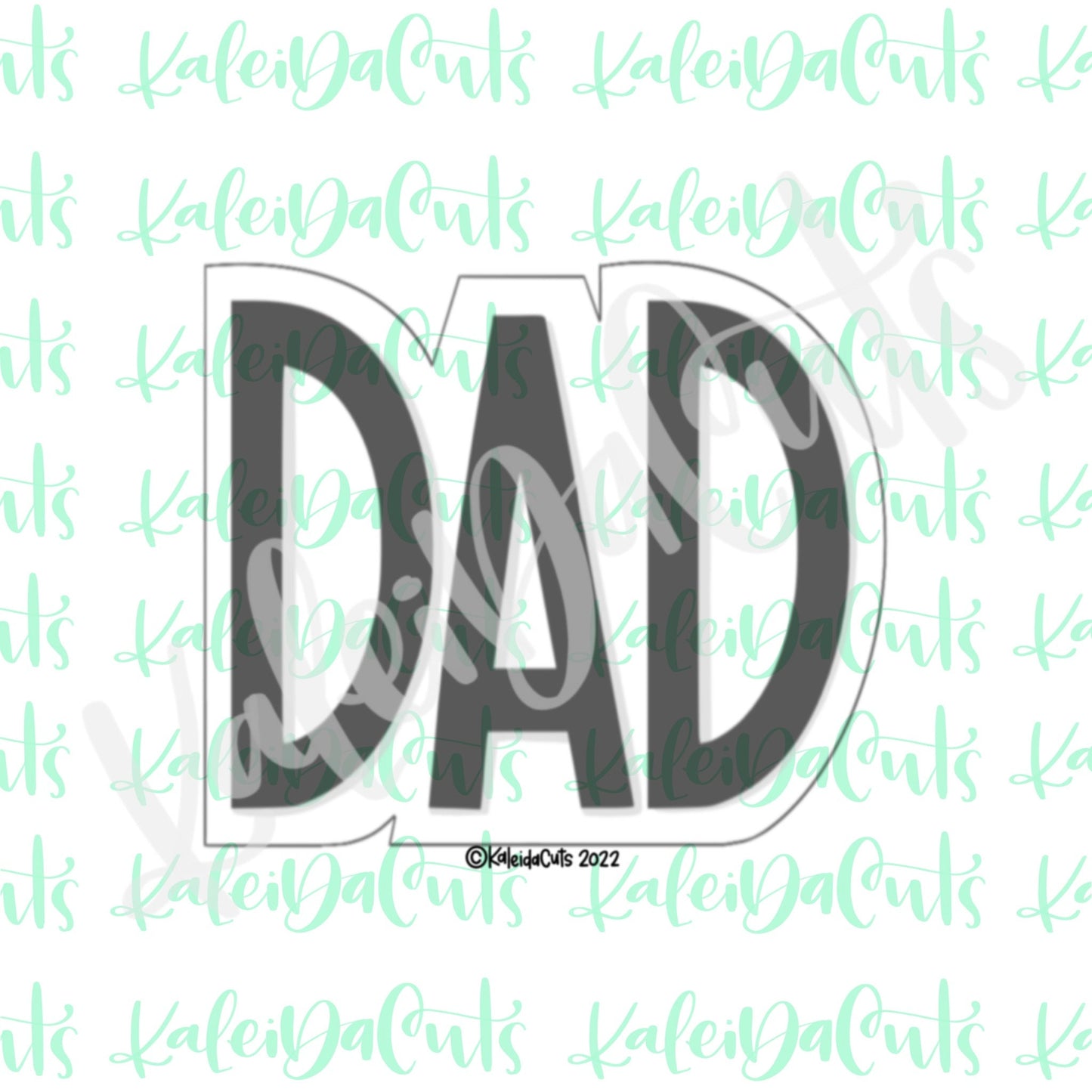 Dad Font Cookie Cutter – KaleidaCuts