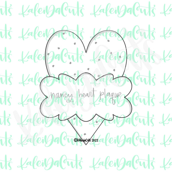 Nancy Heart Cookie Cutter - KaleidaCuts