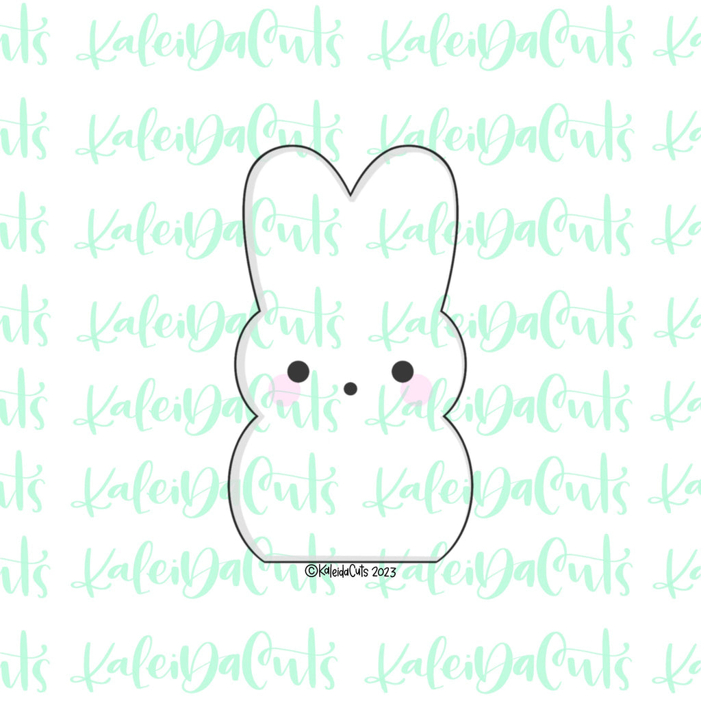 Simple Bunny Cookie Cutter - KaleidaCuts