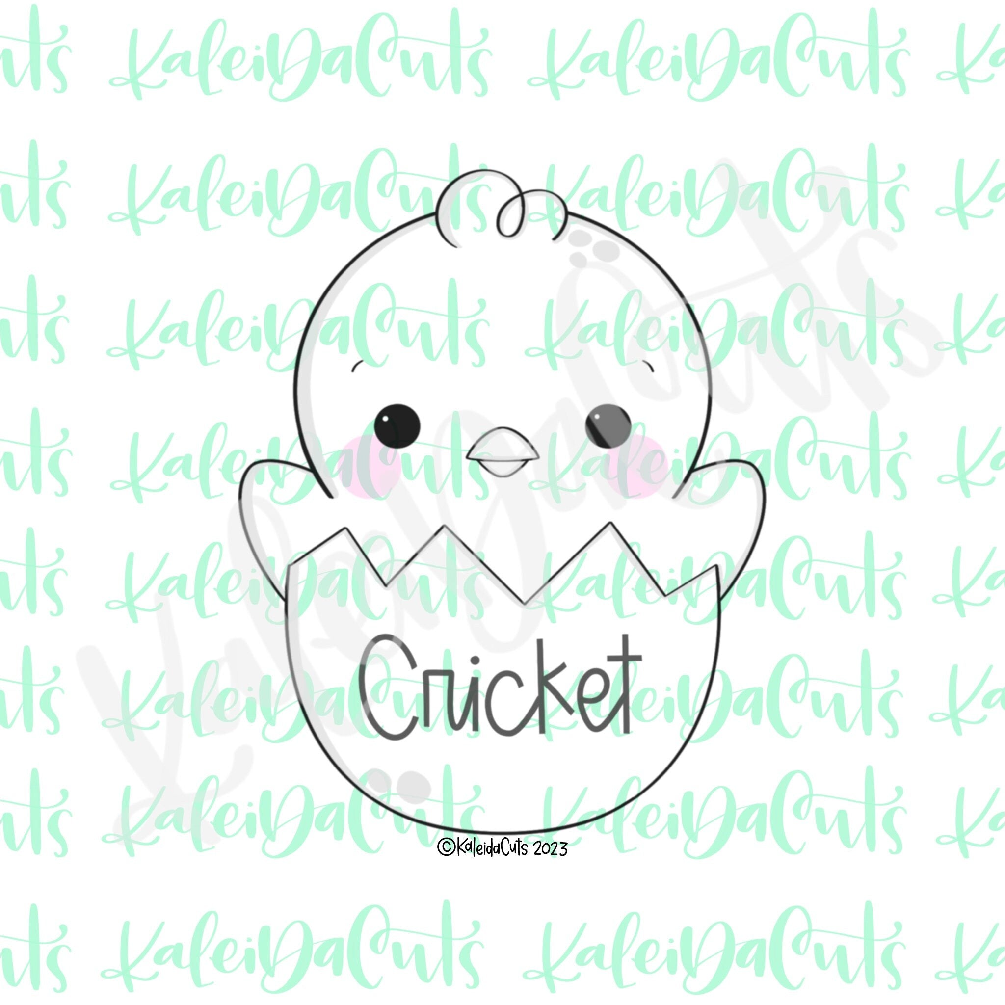 2023 Hatched Chick Cookie Cutter – KaleidaCuts