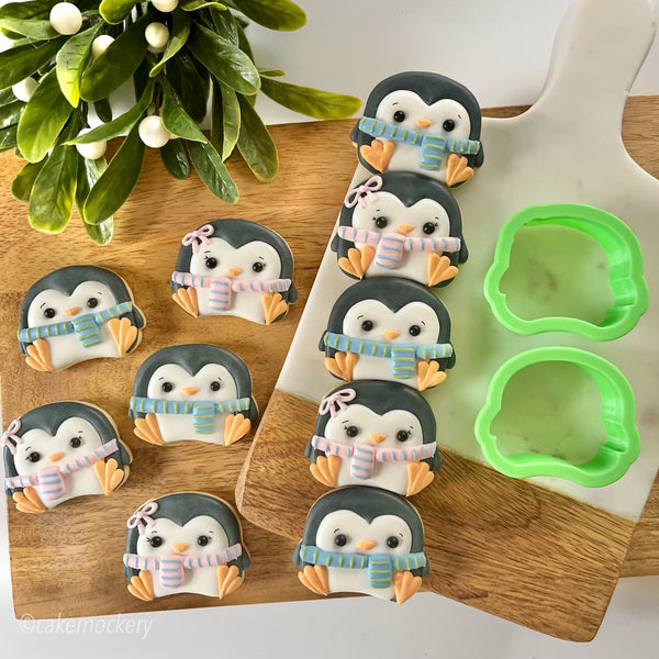 Mini Penguin Stacker Set of 2 Cookie Cutters - KaleidaCuts